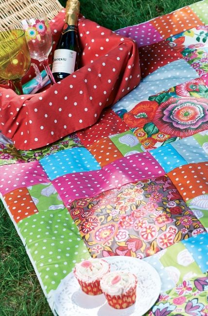 Patchwork Picnic Mat - Free sewing patterns - Sew Magazine