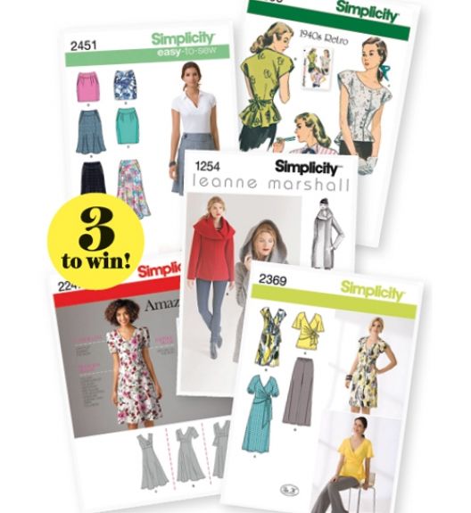 Simplicity patterns - Free Sewing Giveaways - Sew Magazine