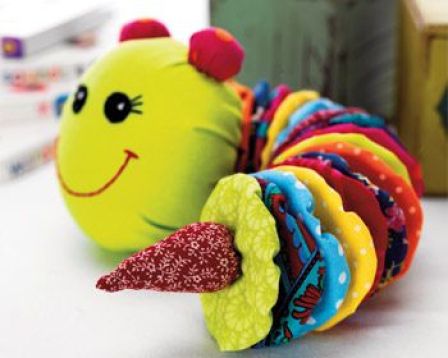 Kidsâ€™ Caterpillar Toy - sewing patterns - Sew Magazine
