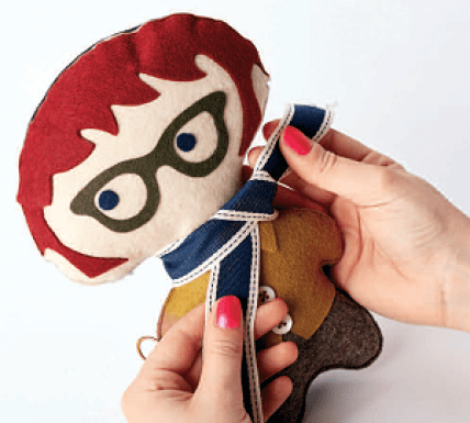 Felt characters - Free sewing patterns - Sew Magazine