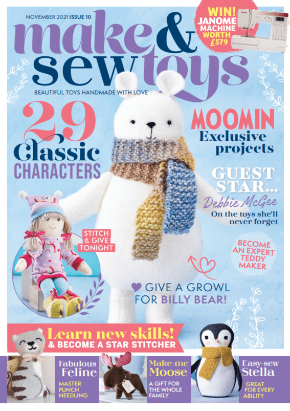 Make & Sew Toys: Issue Ten Template Pack - Magazine Templates - Sew ...