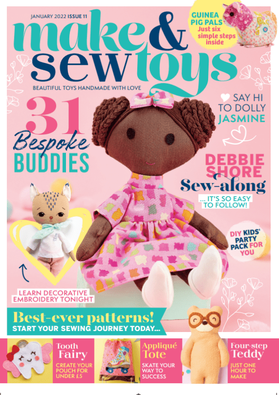 Make & Sew Toys: Issue 11 Template Pack - Magazine Templates - Sew Magazine