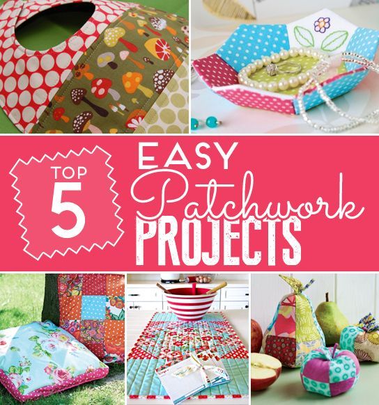 5 Sew Easy Patchwork Projects - Sewing Blog - Sew Magazine