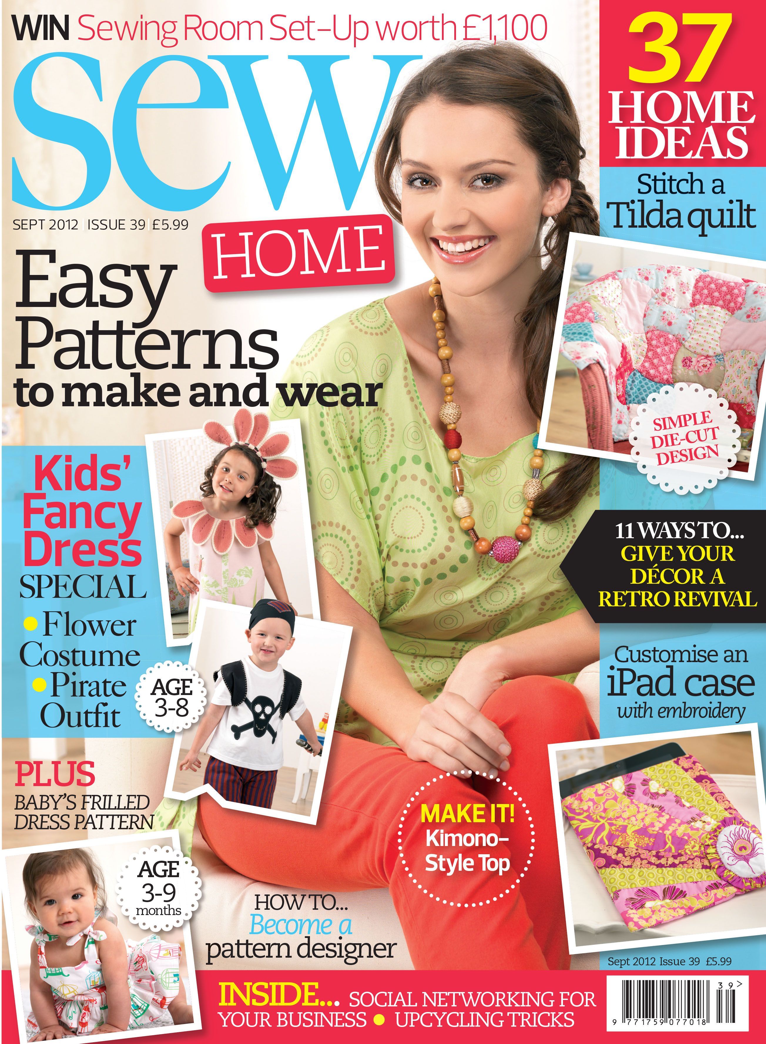 September 2012 Templates - Magazine Templates - Sew Magazine