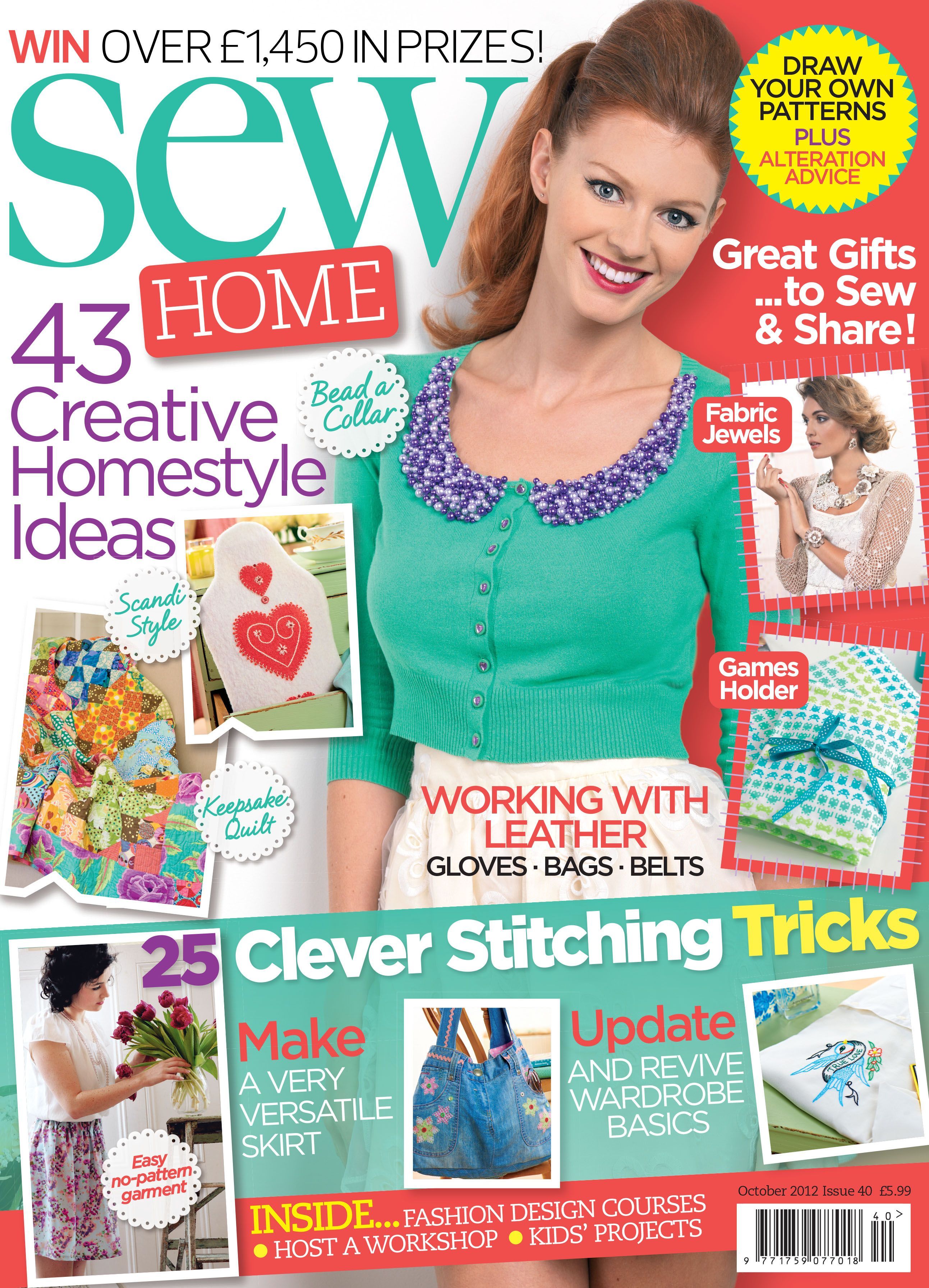 October 2012 Templates - Magazine Templates - Sew Magazine