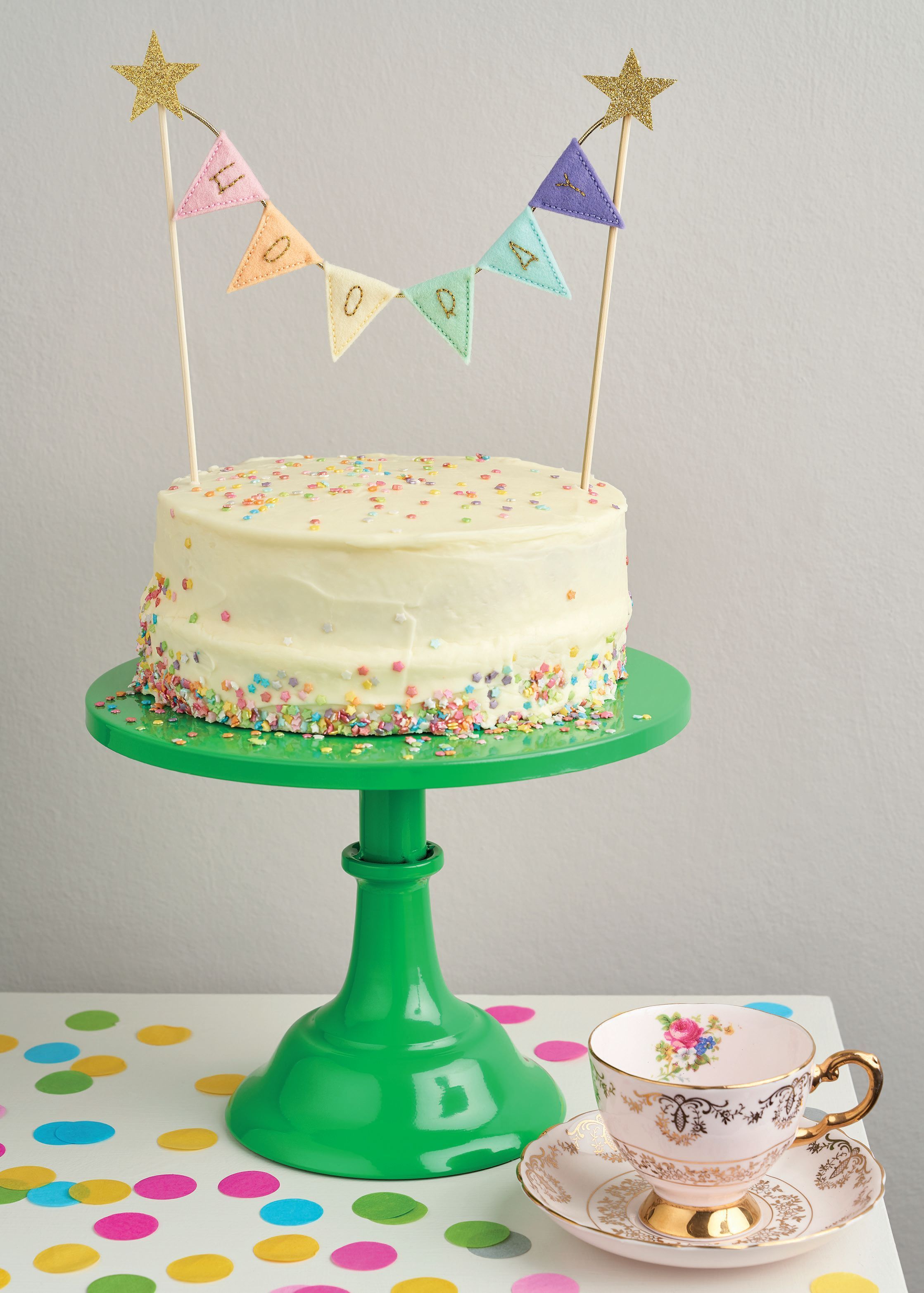Sew 140 September 20 Cake Bunting - Magazine Templates - Sew Magazine