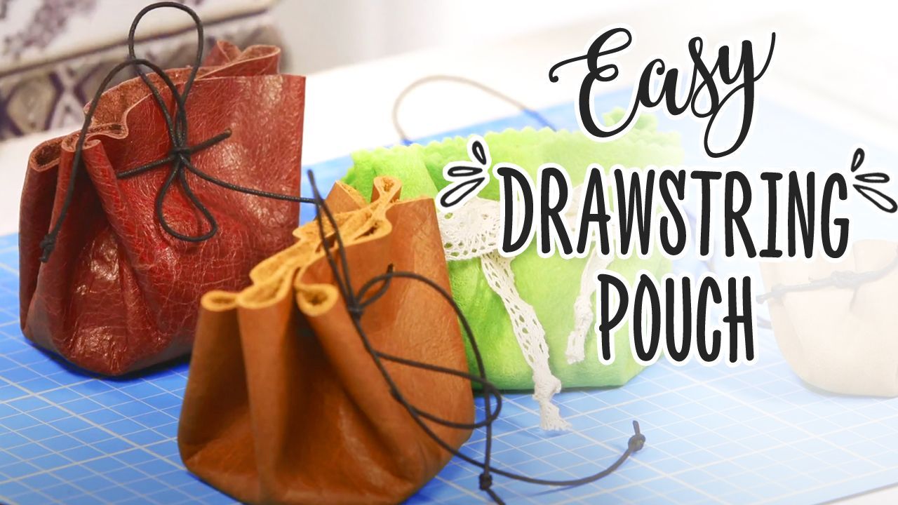 Easy Drawstring Pouch - Magazine Templates - Sew Magazine