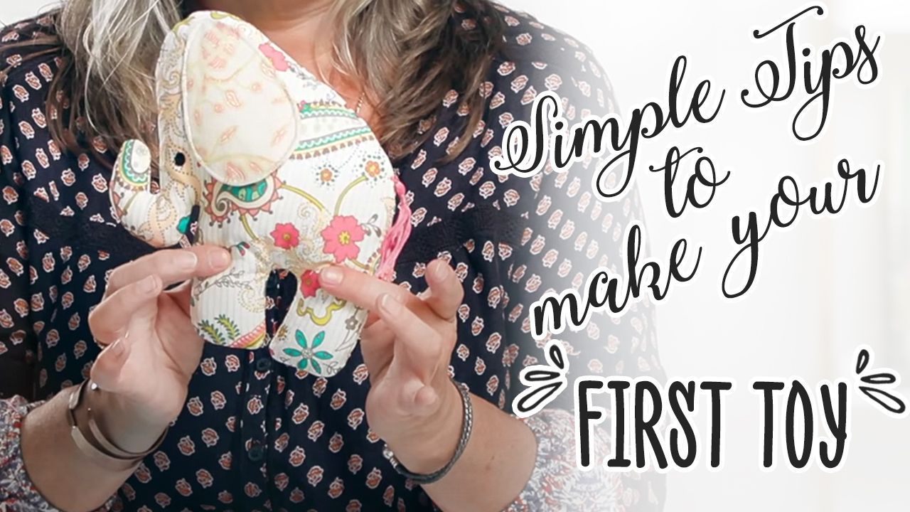 Easy Elephant Toy - Magazine Templates - Sew Magazine