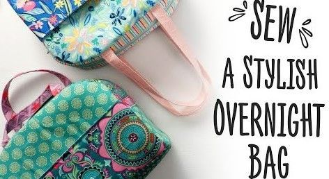 Stylish Overnight Bag - The Crafts Channel - Magazine Templates - Sew ...