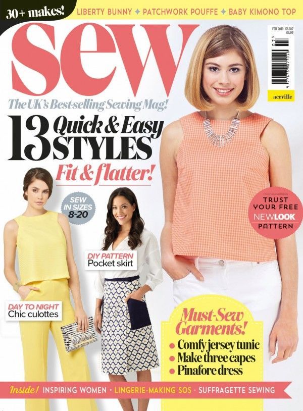 Sew February 2018 (all non-garment templates) - Magazine Templates ...