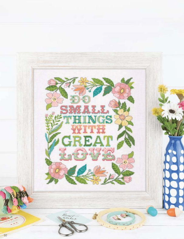 Sew 174 April 23 Cross Stitch Sampler - Magazine Templates - Sew Magazine
